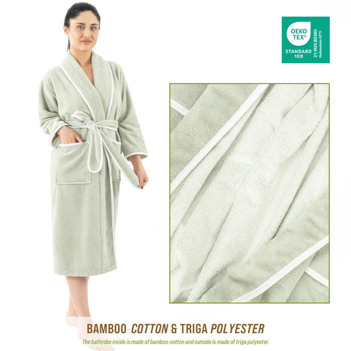 Cozy Up in Luxury with Our Triga Bamboo Robe - American Soft Linen ...