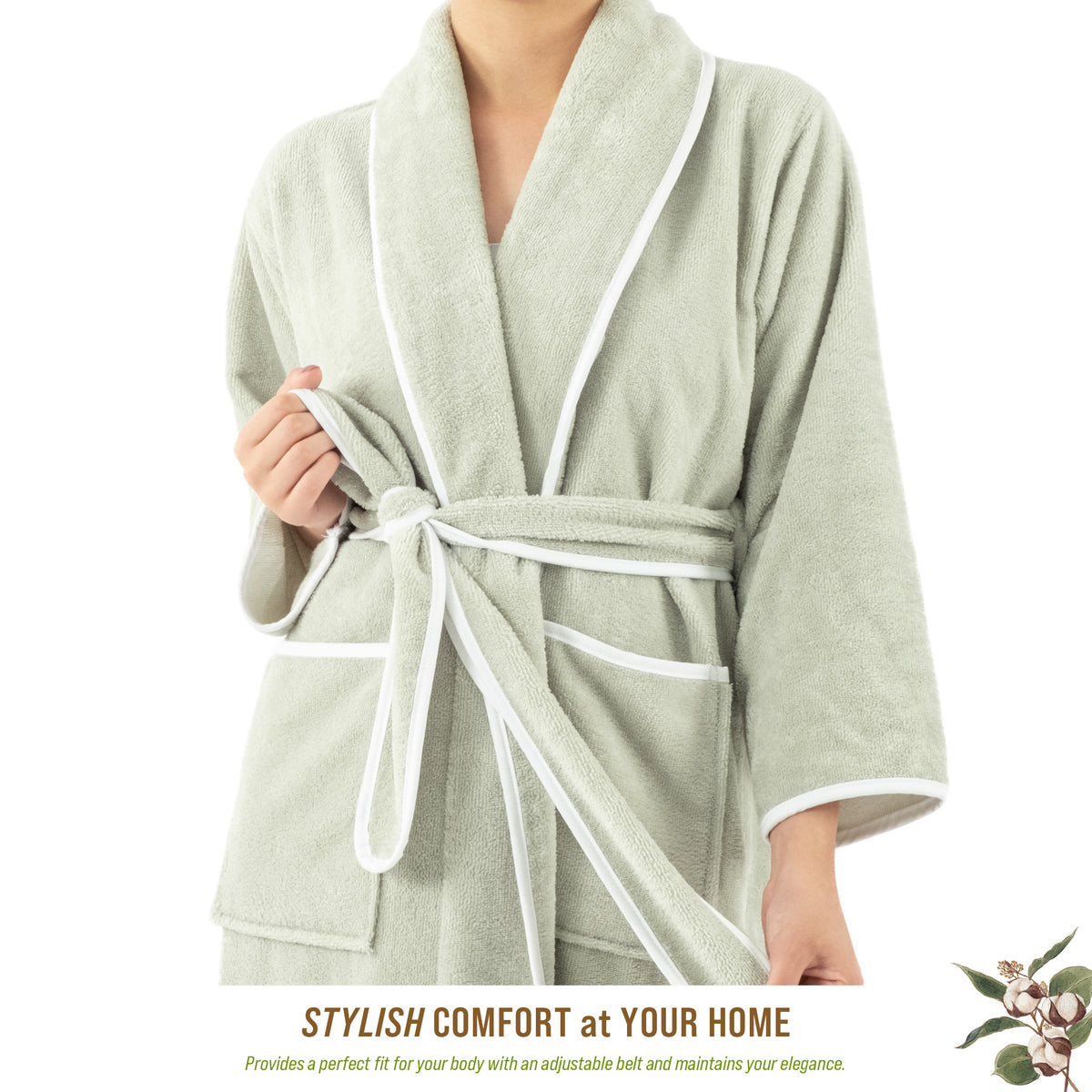 Cozy Up in Luxury with Our Triga Bamboo Robe - American Soft Linen ...