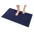 17x24 Inch Bath Rug 100% Cotton Slip Resistant Bottom Base