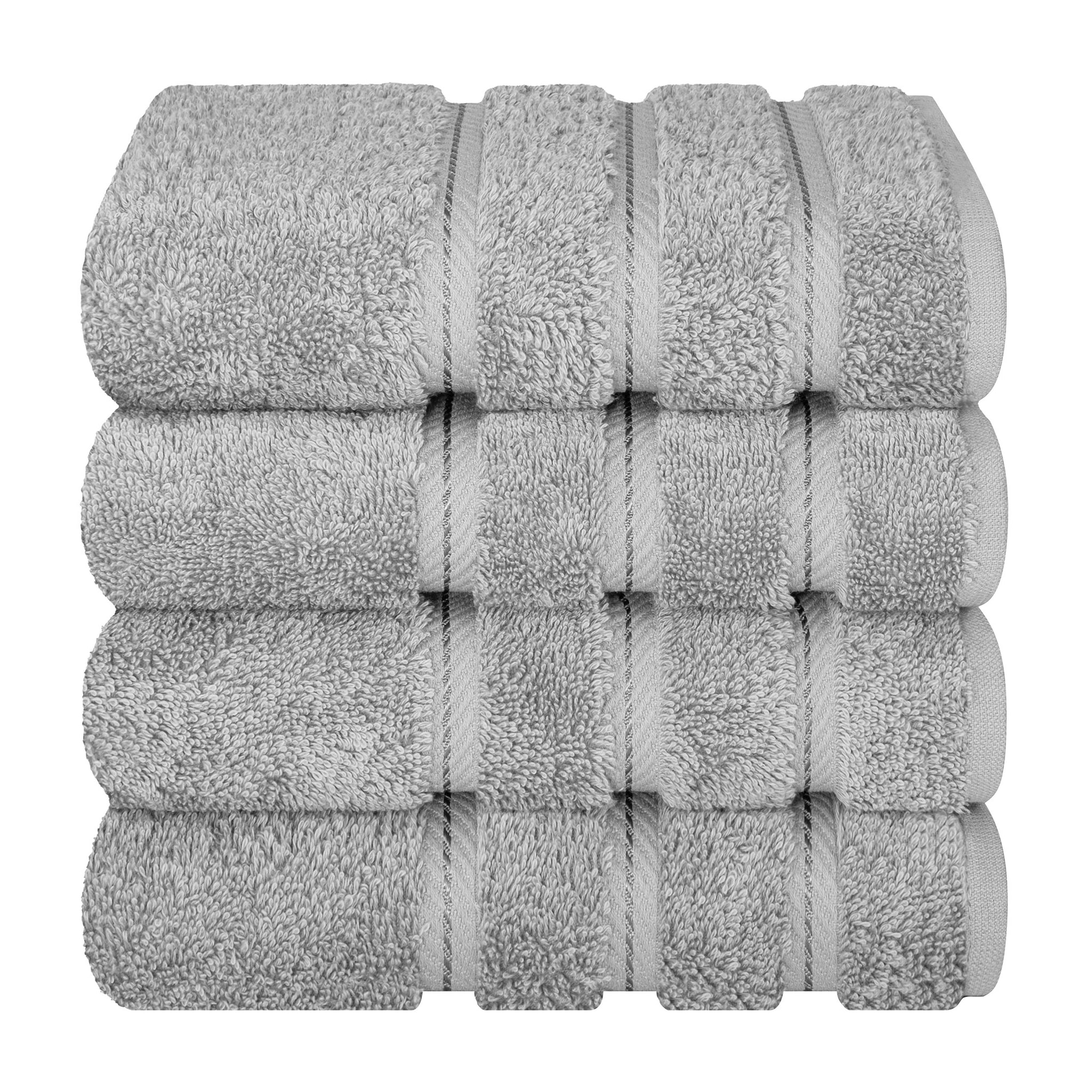4 Pack Hand Towel Set, 100% Cotton Best Hand Towels