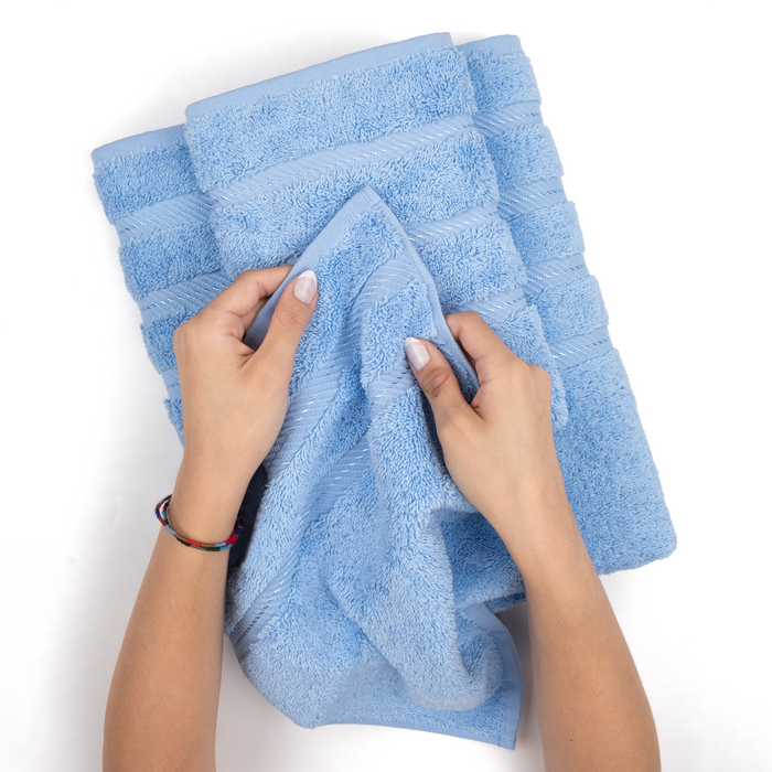 3 Piece 100% Cotton Best Bath Towel Set - Luxury Turkish Towels